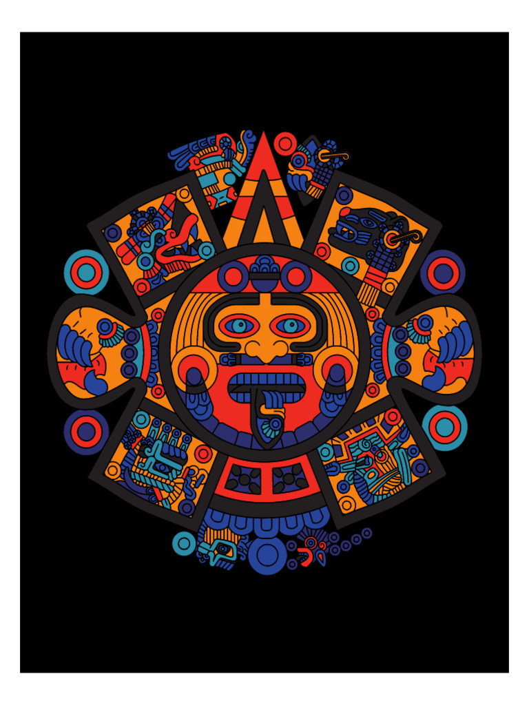 Calendario Azteca 6 Colores Vinil | PDF