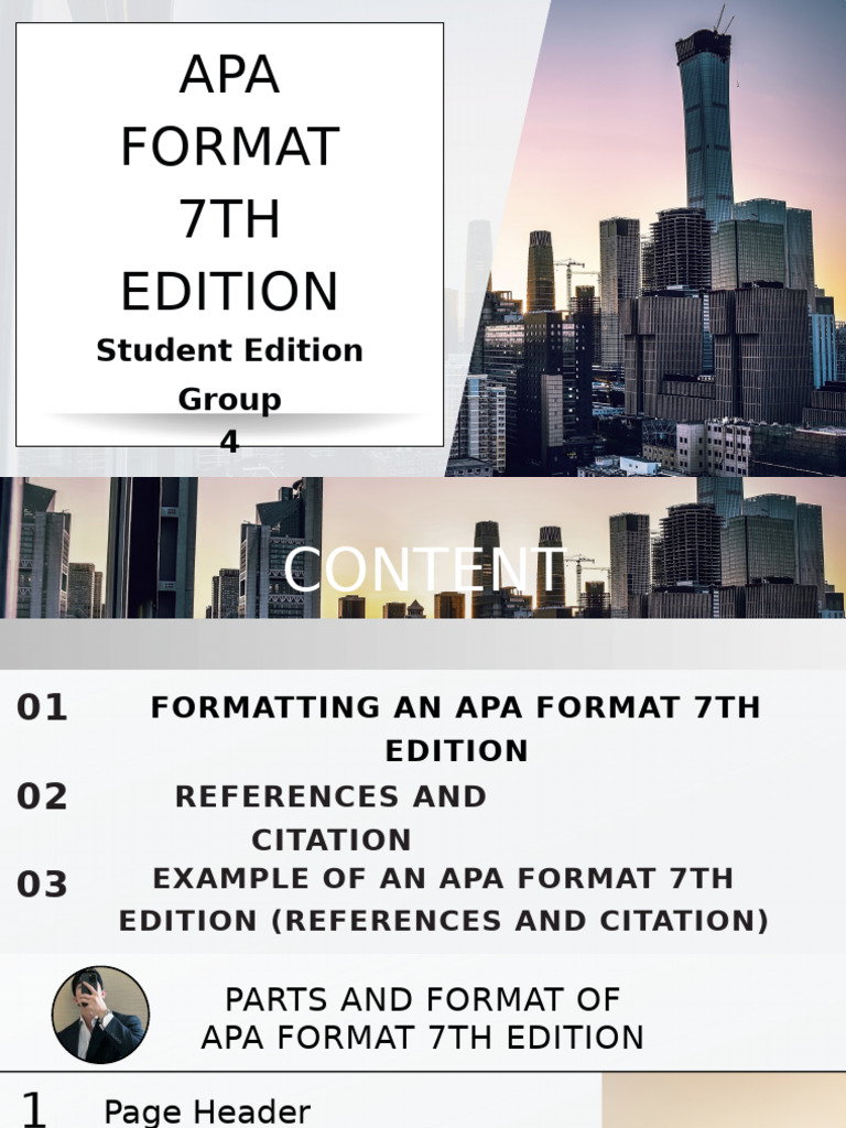 Apa Format 7th Edition | PDF
