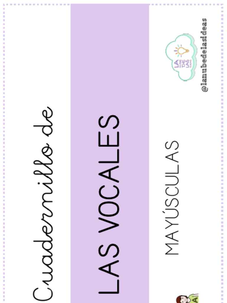 Vocales Mayúsculas y Minúsculas | PDF