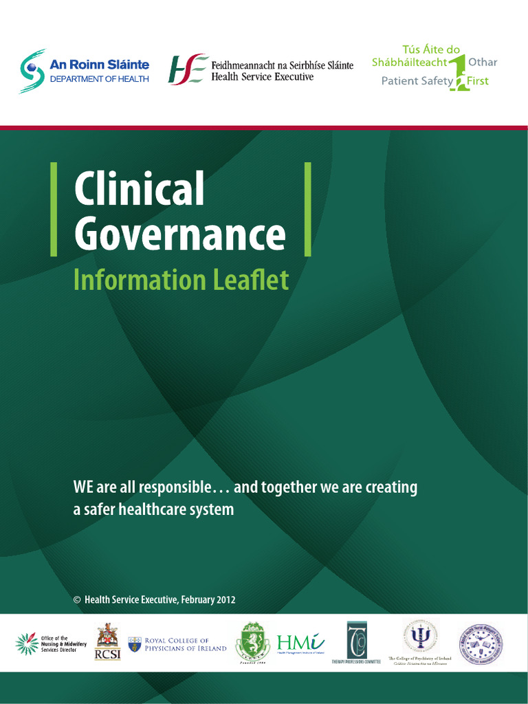 Clinical Governance-Reading Material | PDF | Governance | Health Care