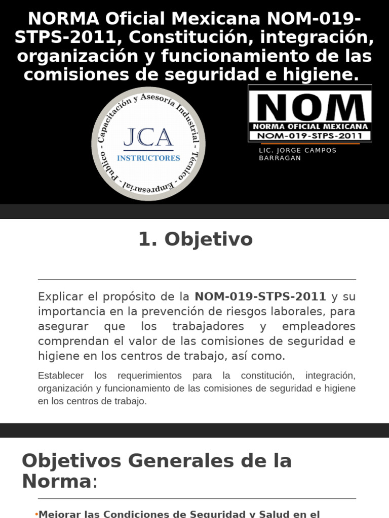 Norma 019 STPS: Seguridad e Higiene Laboral | PDF | Valores | Seguridad ...