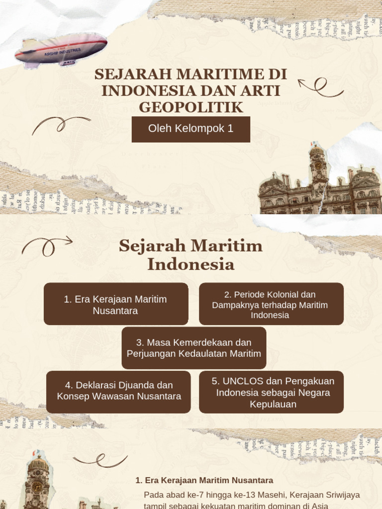 Sejarah Maritim dan Geopolitik Indonesia | PDF