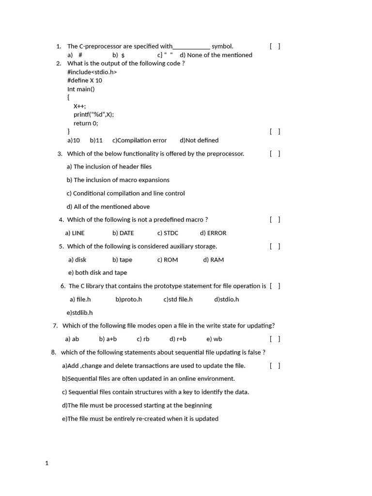 PPS_bit_bank | PDF | Pointer (Computer Programming) | Time Complexity