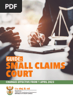 Small Claims Courts Act | PDF | Witness | Judgment (Law)