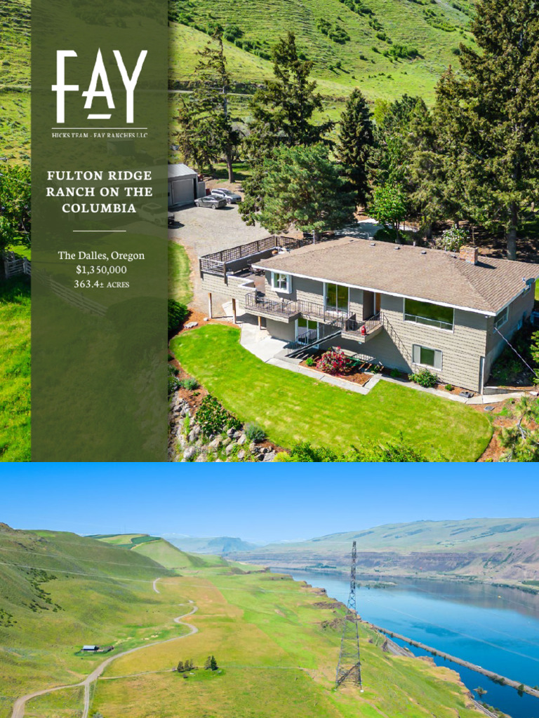 Fulton Ridge Ranch On The Columbia Oregon Web | PDF | Columbia River ...