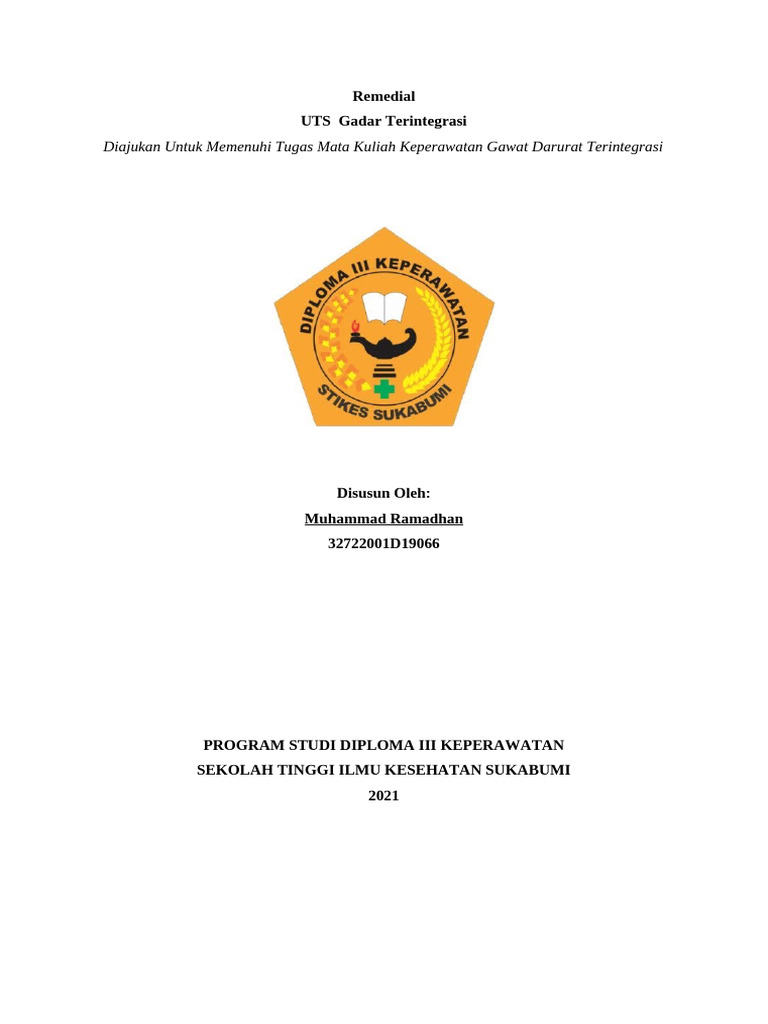 Remedial UTS Gadar Terintegrasi | PDF