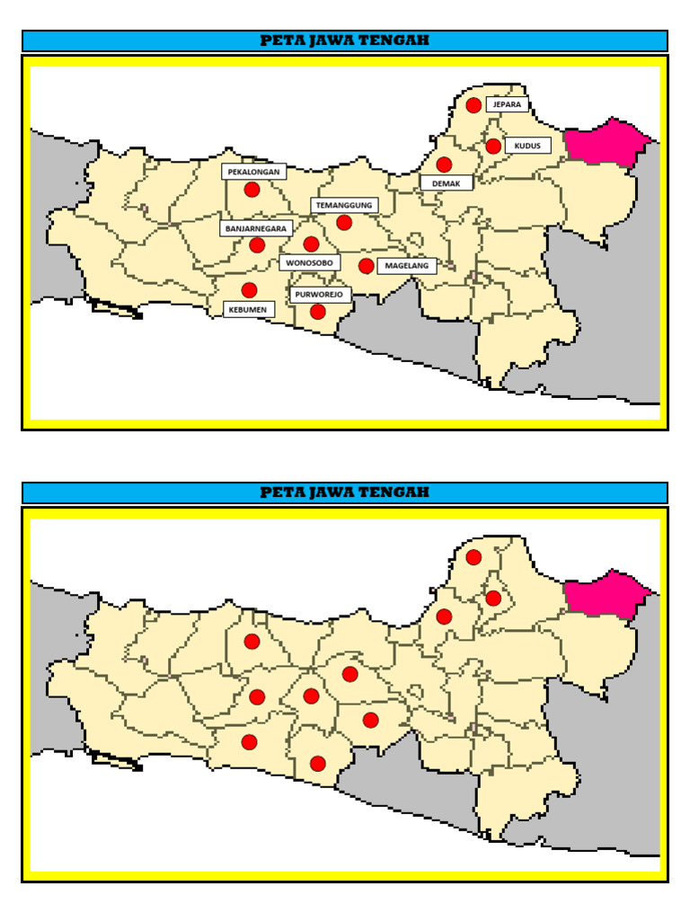 Peta Jawa Tengah 2025 Ok | PDF