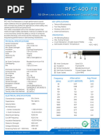 CNT-400 Product Specification | PDF | Coaxial Cable | Electromagnetism