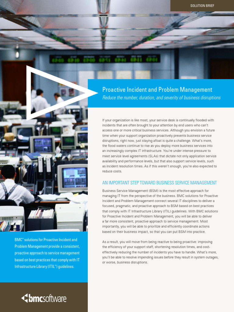 BMC_Incident_Problem_Management | PDF | Computing | Information Technology