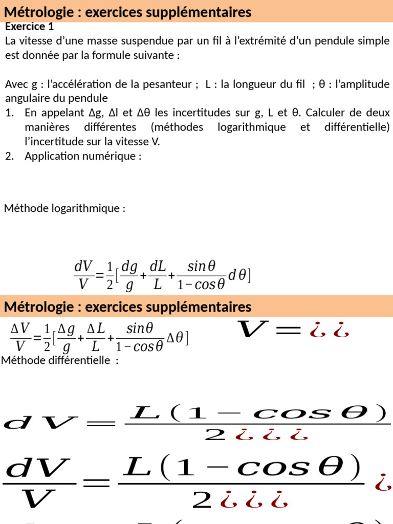 metro_exo_sup_2025 | PDF | Grandeur physique