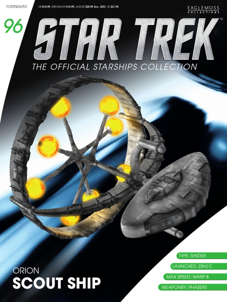 96 Issue Orion Scout Ship | PDF | Spock | Vulcan (Star Trek)