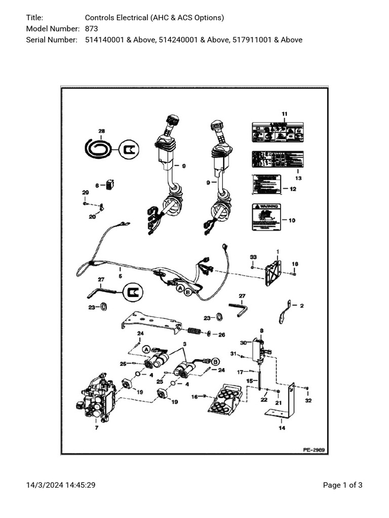 Electrical Controls for Model 873 | PDF | Manufactured Goods