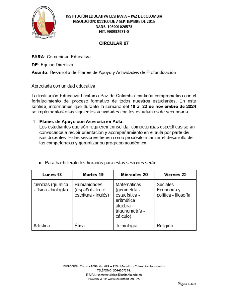 Circular 07 | PDF | Colombia