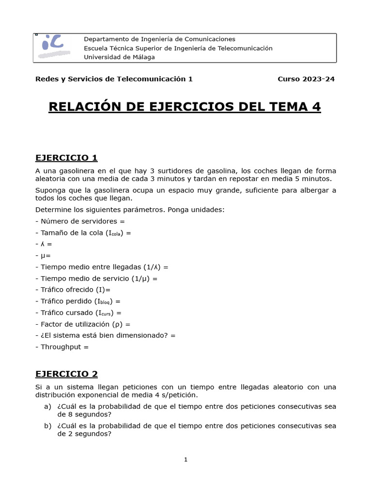 Ejercicios Tema4!23!24 | PDF | Distribución de veneno | Enseñanza de matemática