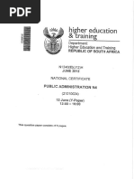 Municipal Administration Notes N5 | PDF