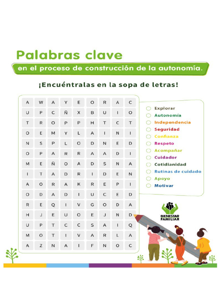 Sopa de Letra Autonomia | PDF