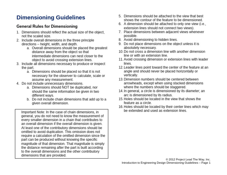 Dimensioning Guidelines for Architects | PDF | Dimension | Circle