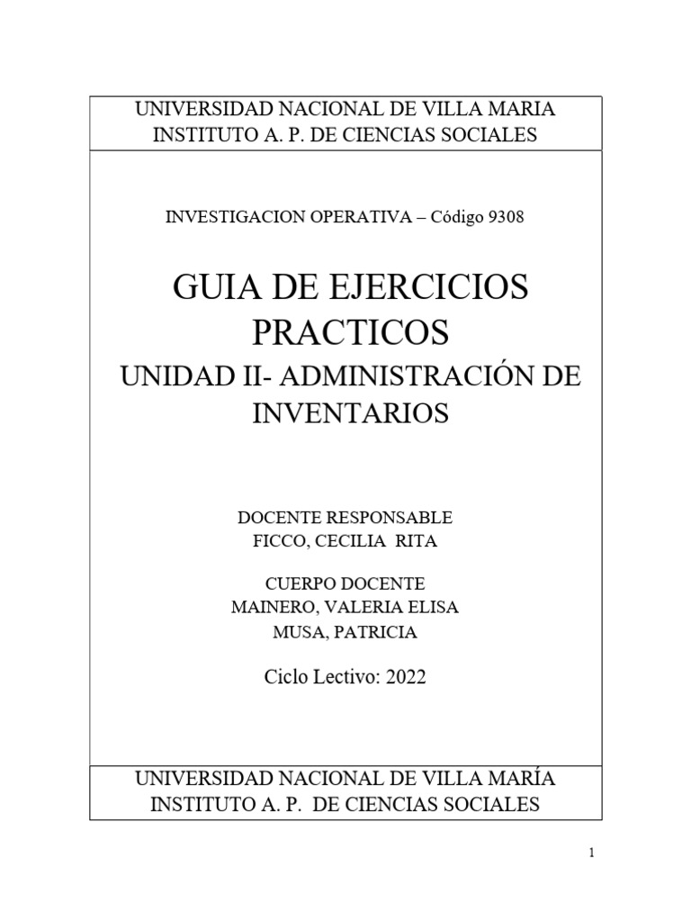Unidad 2 - GTP | PDF