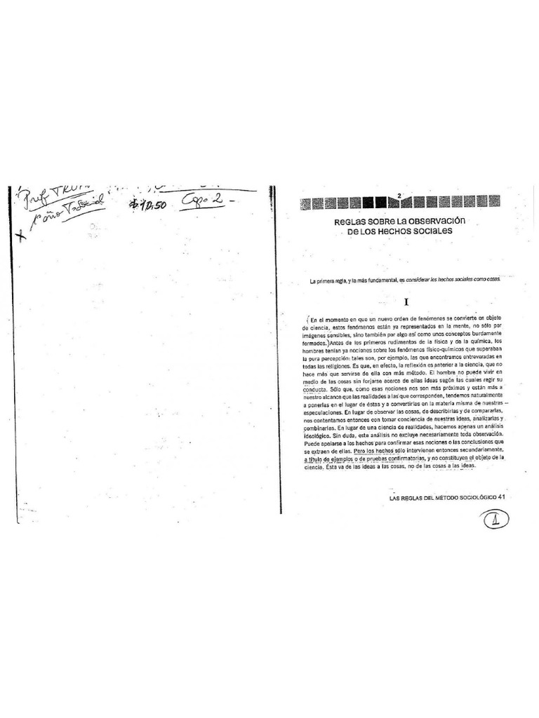 C3 DURKHEIM-ReglasSobreH - Soc. | PDF