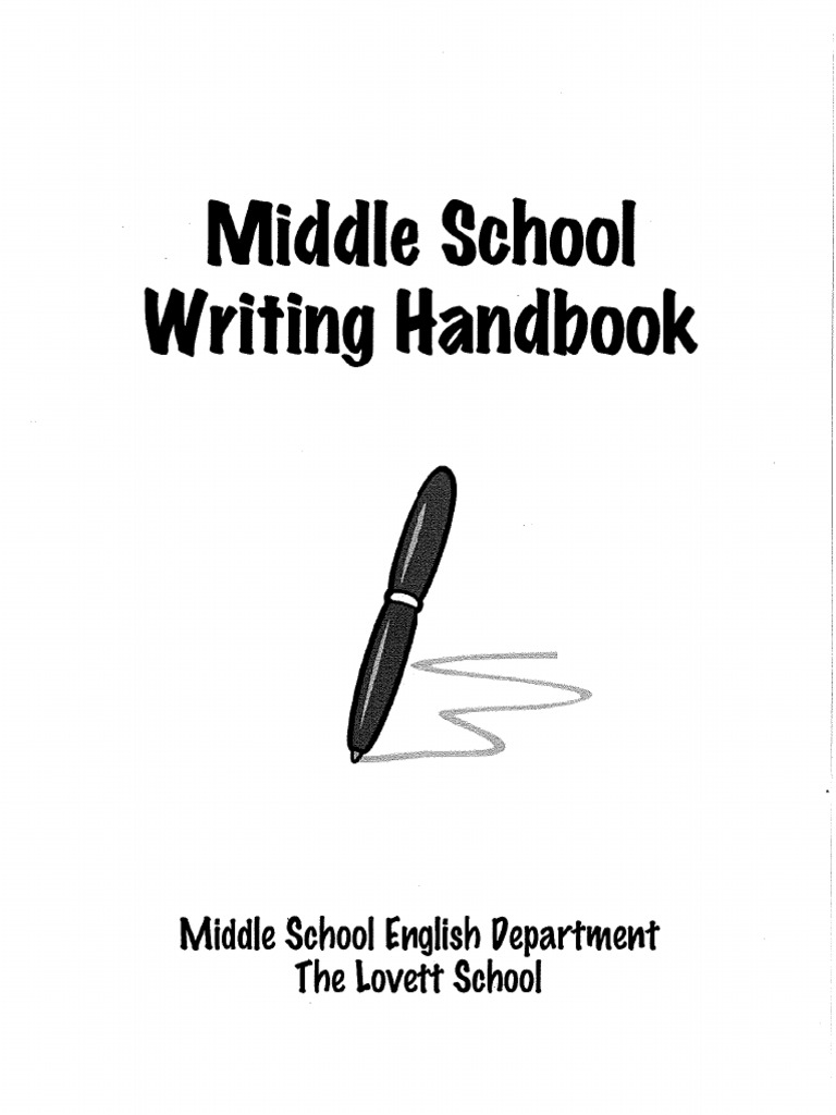Middle School Writing Handbook | PDF