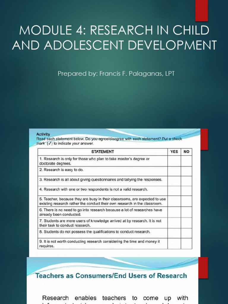 PED 100 Module 4 | PDF