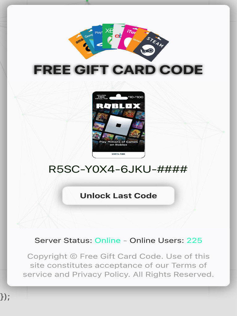 All in one giftcards | PDF