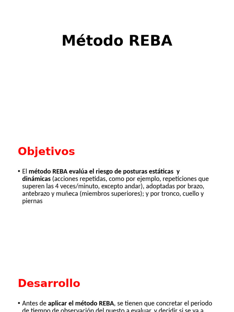 Método Reba | PDF