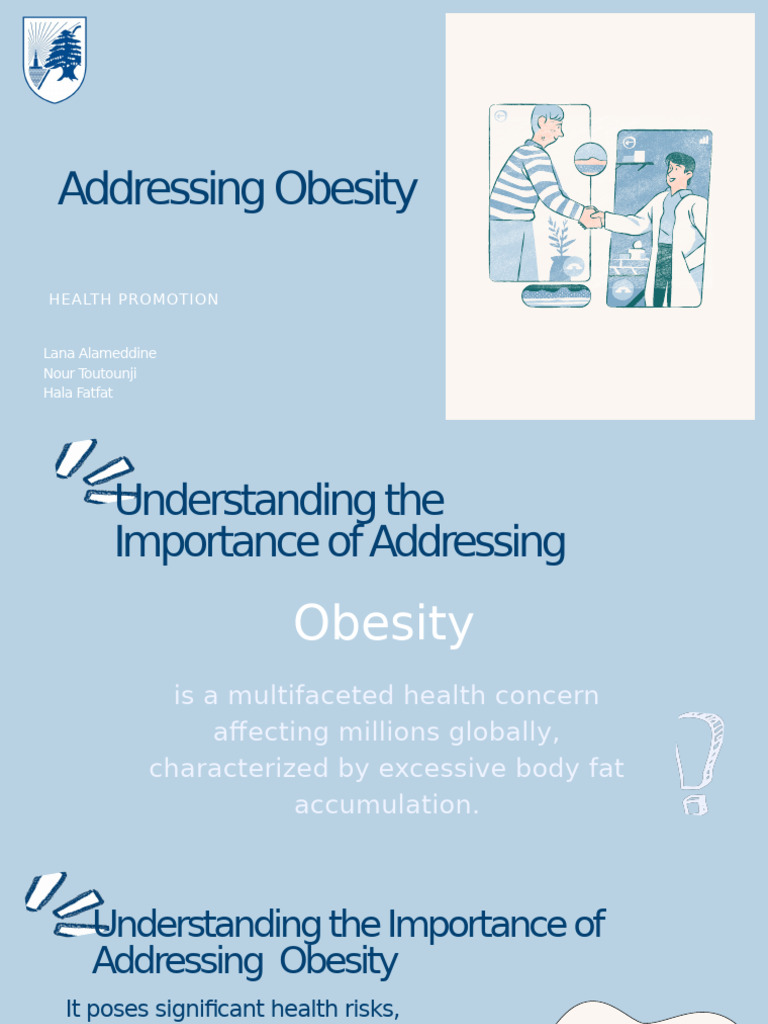 Adressing Obesity - Lana, Hala, Nour | PDF
