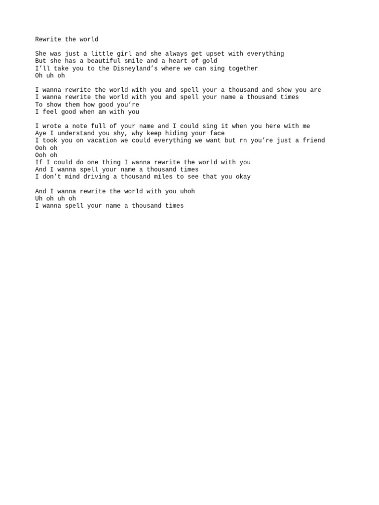 Rewrite The Word | PDF
