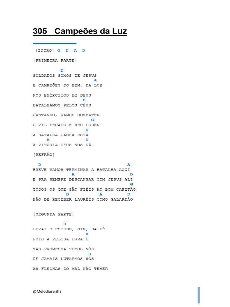 Campeões Da Luz | PDF