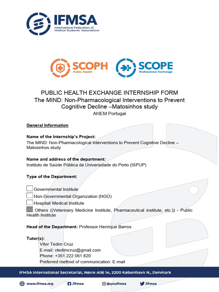 ANEM Portugal 4 PHEx-IF AEFMUP (Signed) | PDF | Dementia | Health Care