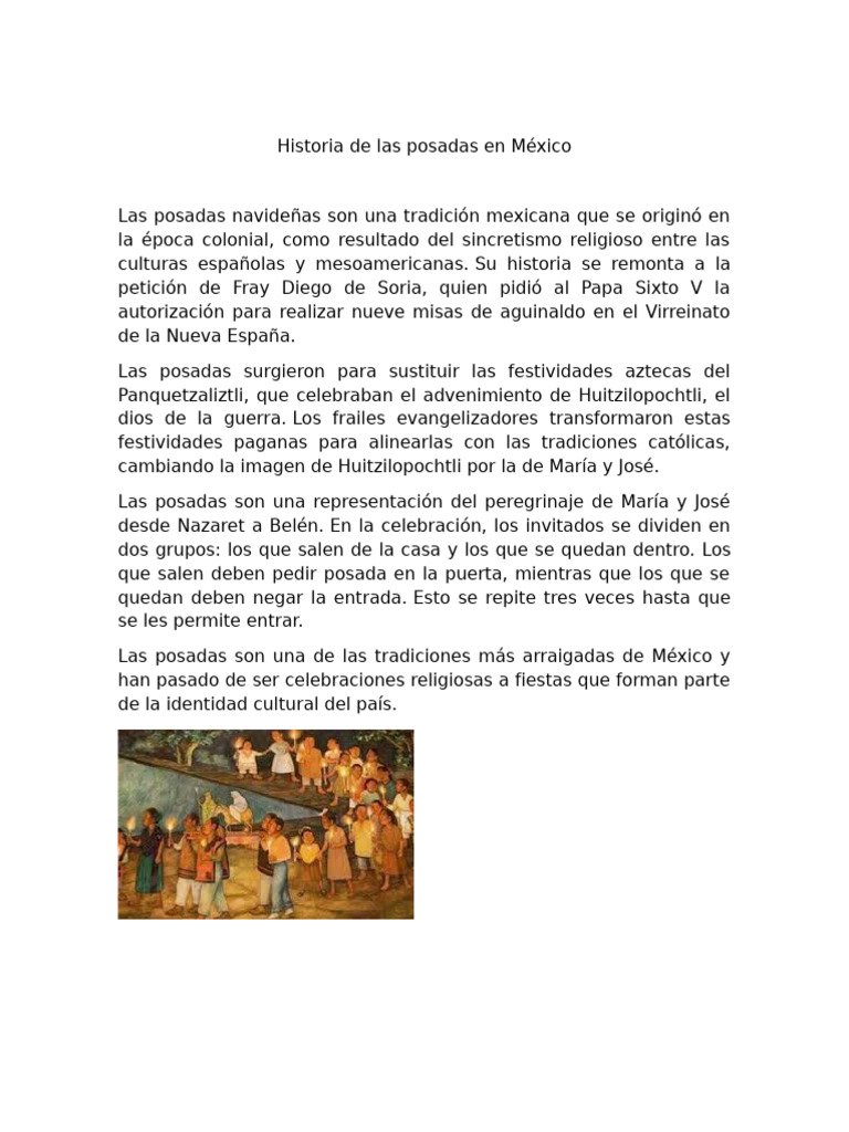Historia de Las Posadas y Piñata | PDF