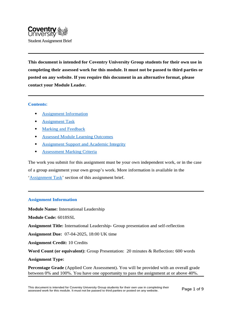 6018SSL CW2 S2 Jan-May 2025 | PDF | Plagiarism | Apa Style