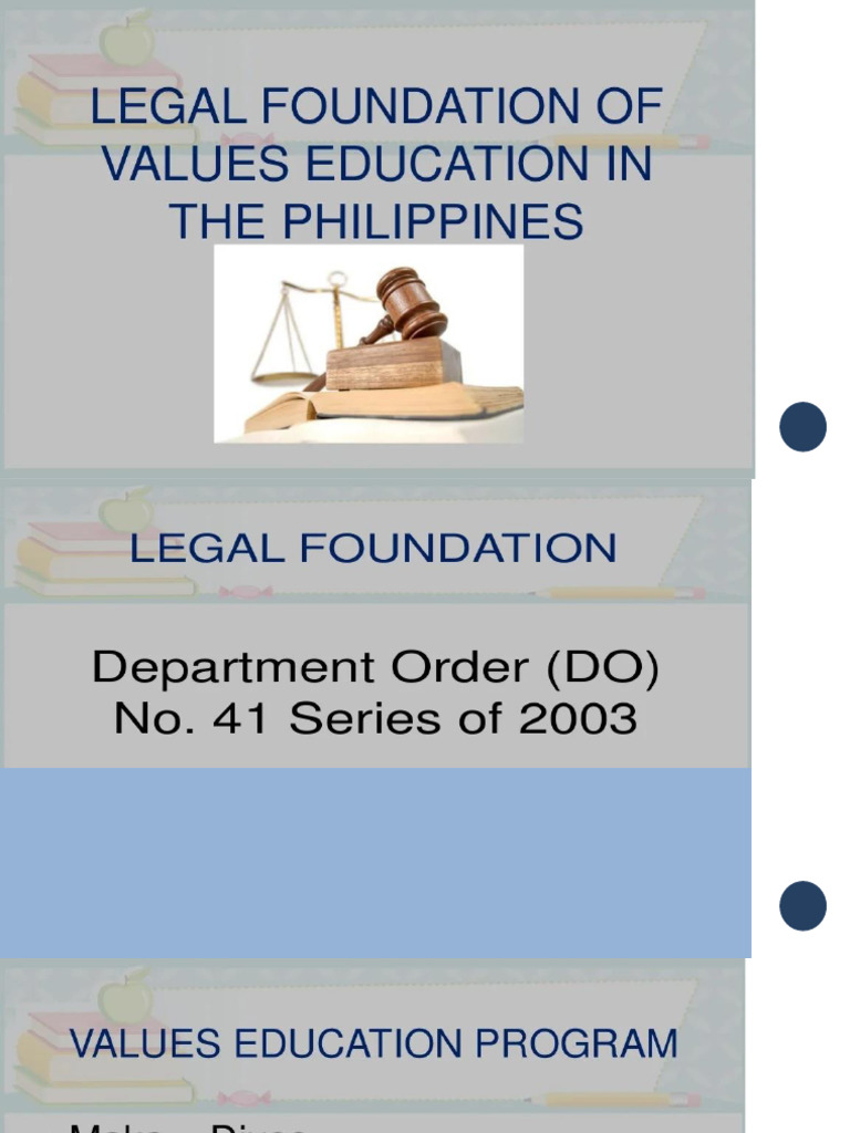 Legal-Foundation-of-Values-Education | PDF