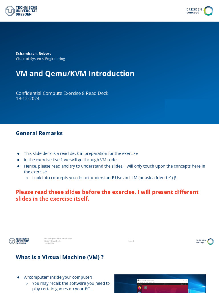 E9 Confidential Virtual Machines pt1 PRE READ DECK | PDF | Virtual ...