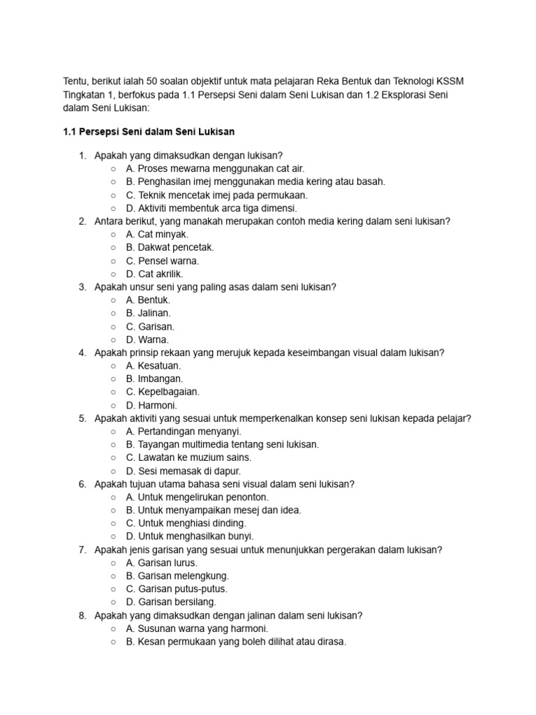 RBT Ting 1 Ujian | PDF