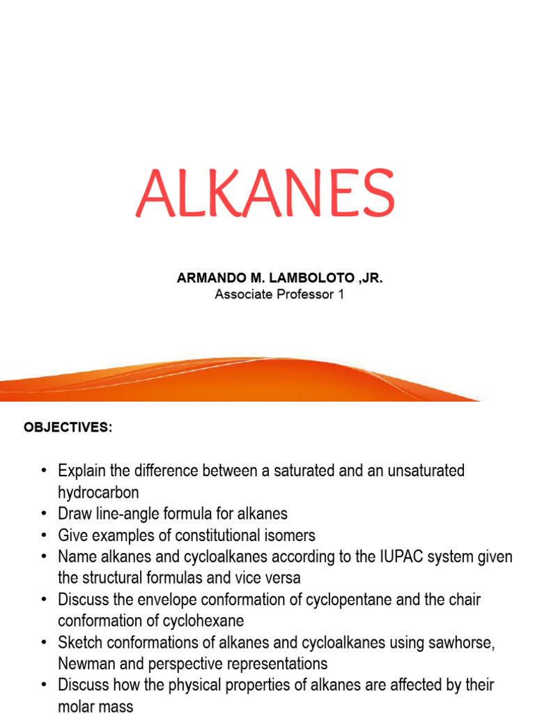Alkanes | PDF