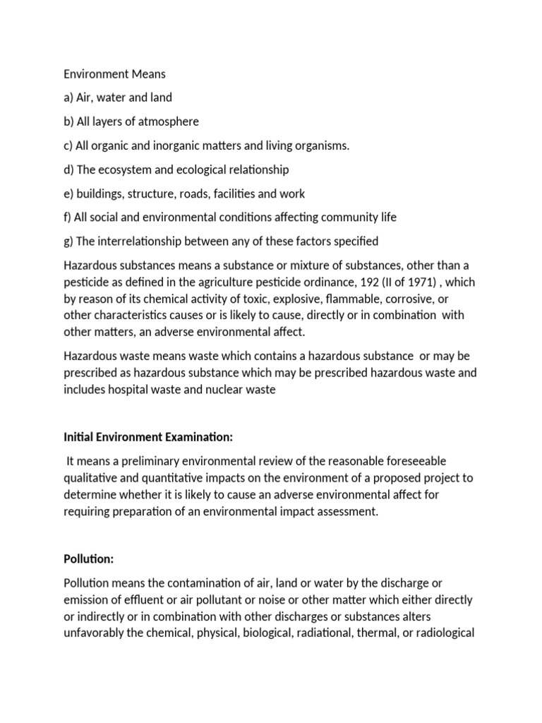 Environmental Science | PDF
