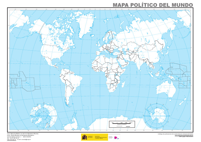 Mapa Politico Del Mundo - Mudo 1 82.350.000 | PDF