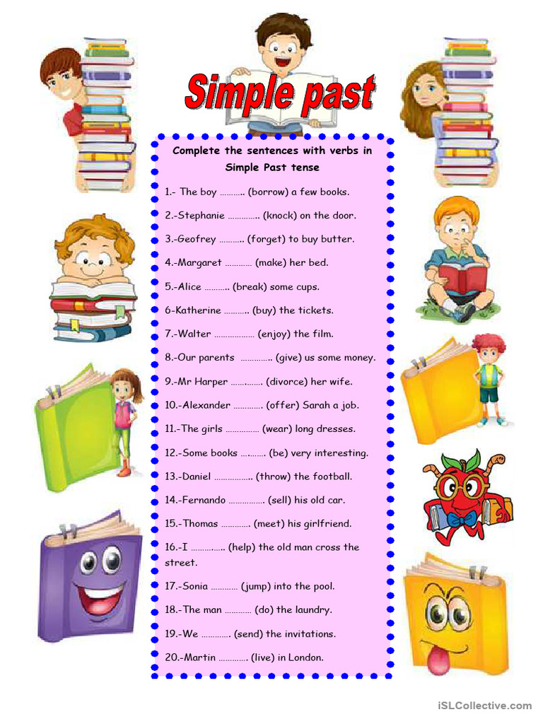 Simple Past Tense Verb Exercises | PDF