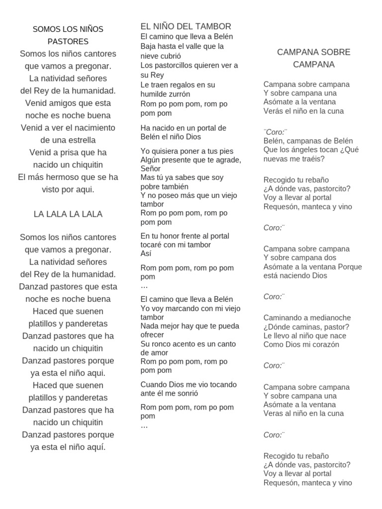 VILLANCICOS CATE | PDF