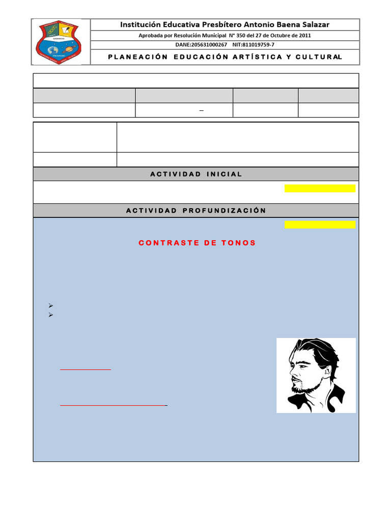 3. Octavo Guia Didactica Artes Sem 6 2025 (1) | PDF | Dibujo