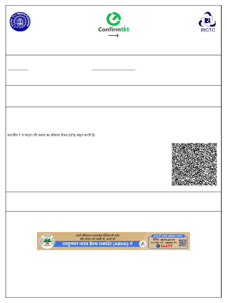 Ticket Thane to.pyne | PDF | Identity Document