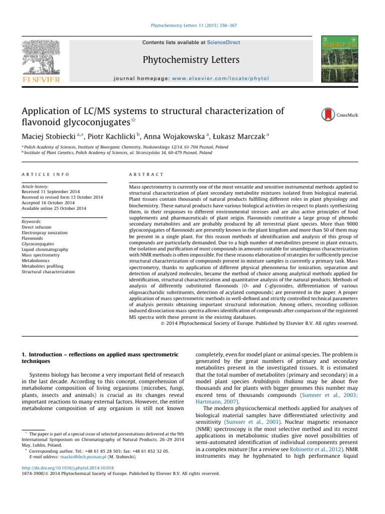 Aplication LCMS | PDF | Mass Spectrometry | Tandem Mass Spectrometry