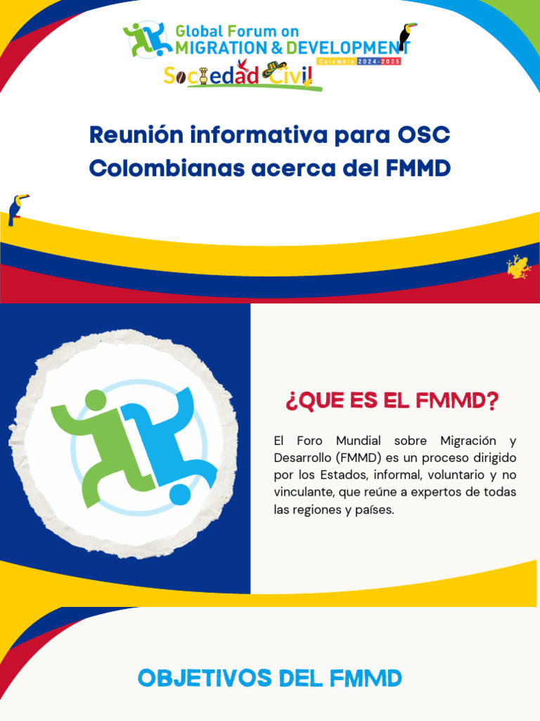 Reunión Informativa para OSC Colombianas Acerca Del FMMD | PDF ...