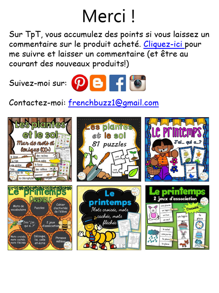 Activités éducatives sur le printemps | PDF | Plantes | Botanique