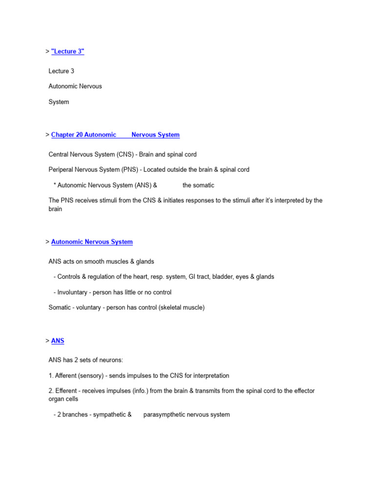 Pharma ANS | PDF | Acetylcholine | Norepinephrine