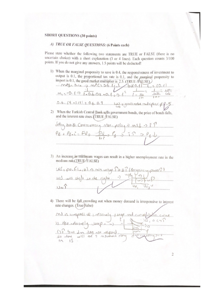 2023 Final-Exam Answer Key | PDF