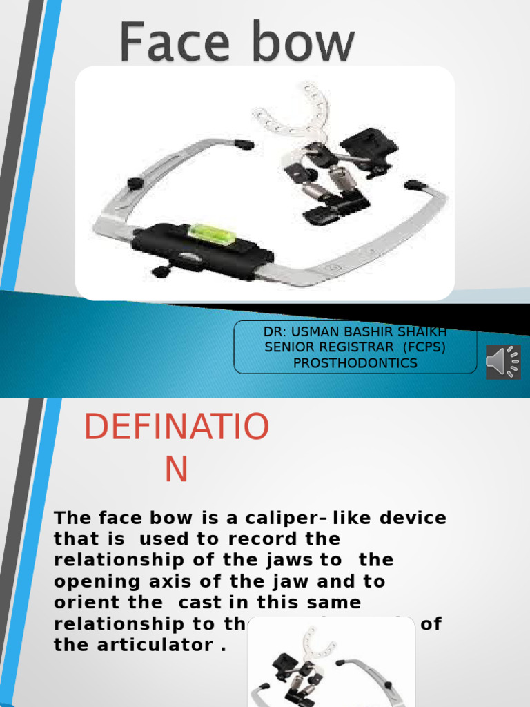 10 Facebow | PDF | Dentistry Branches