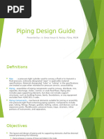 Piping Design and Equipment Layout Guide | PDF | Pump | Pipe (Fluid ...